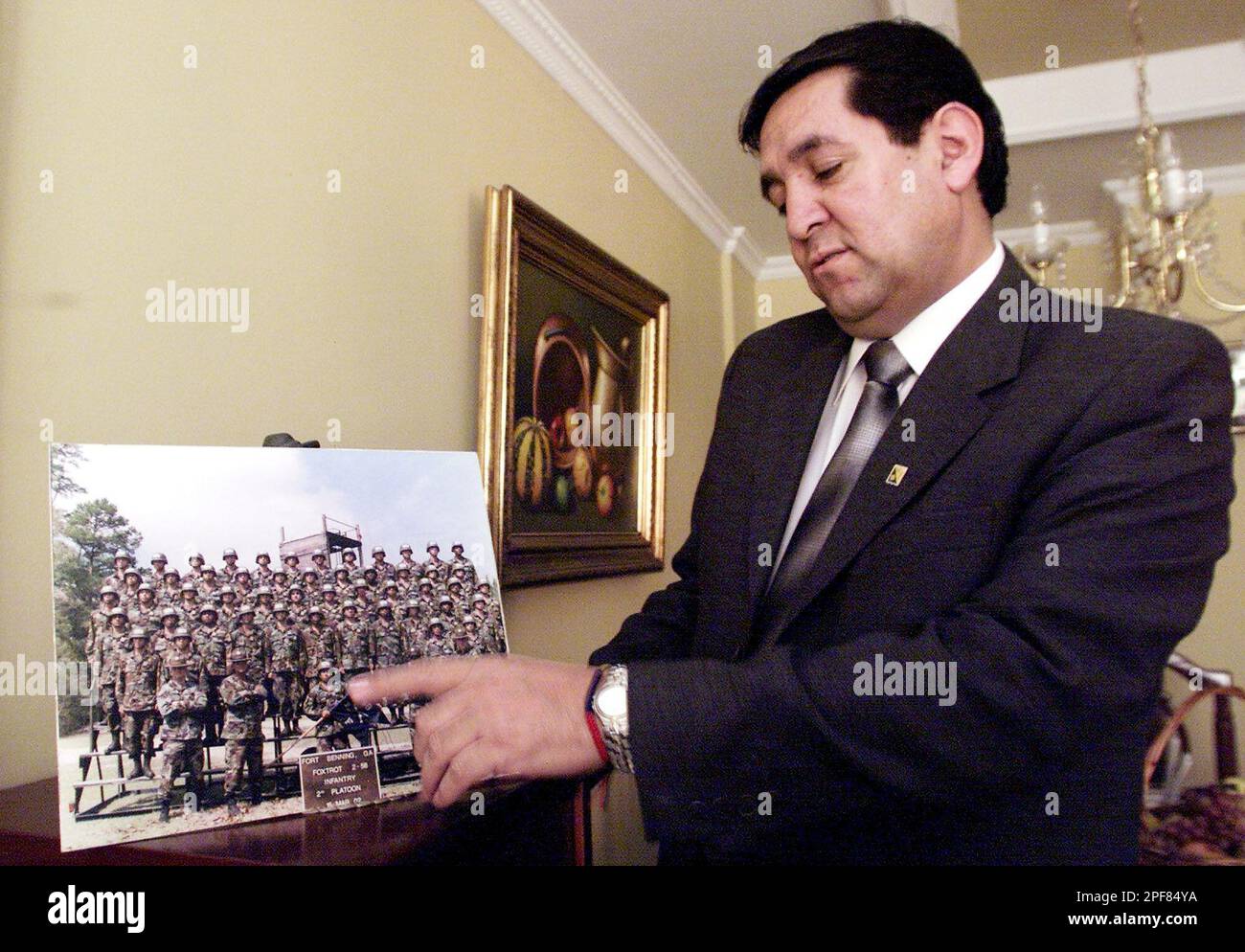 Luis Rincon, the uncle of US soldier Diego Rincon, who was killed when ...