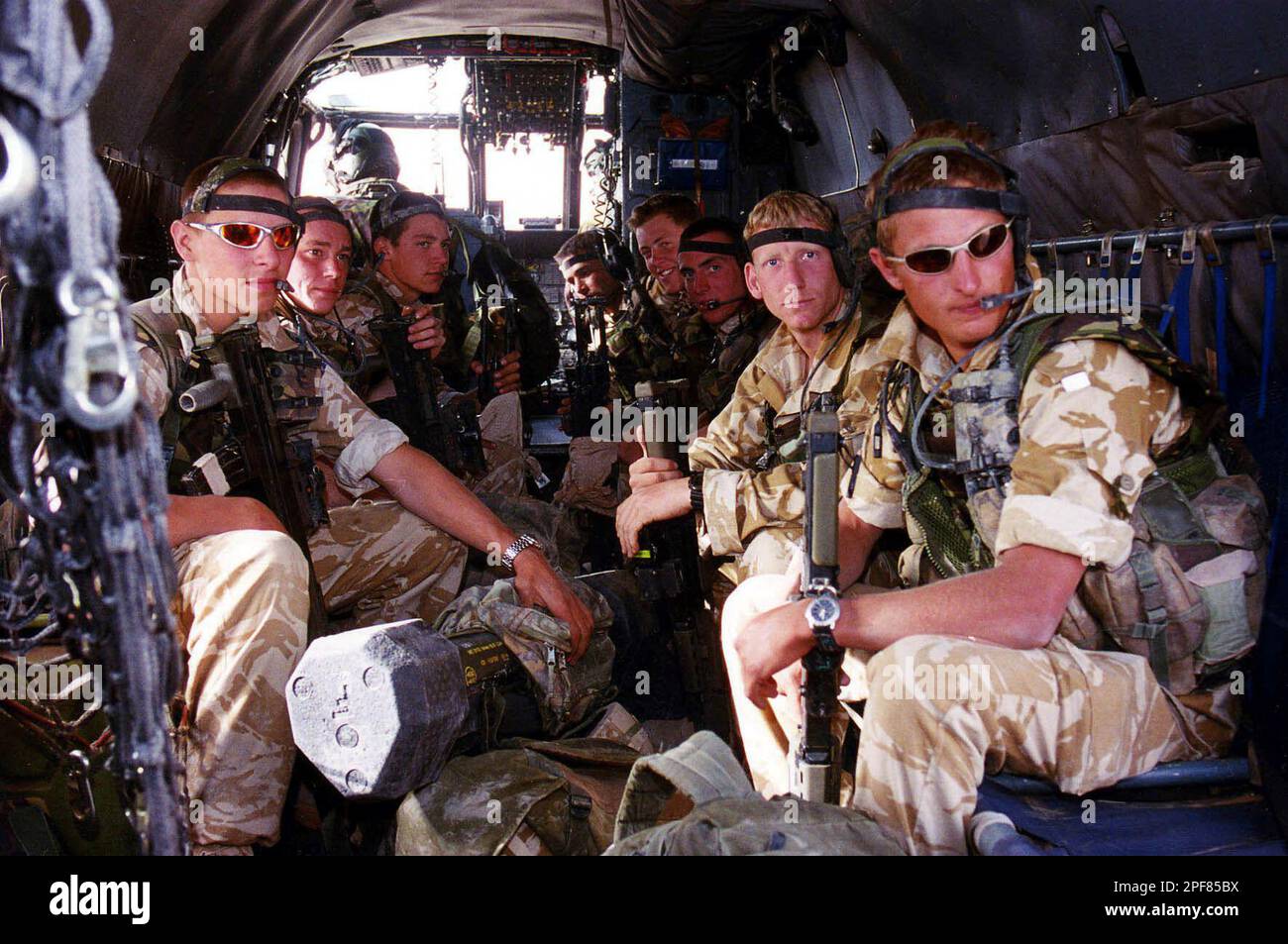 Royal Marines continue to secure the area around Umm Qasr, Tuesday ...