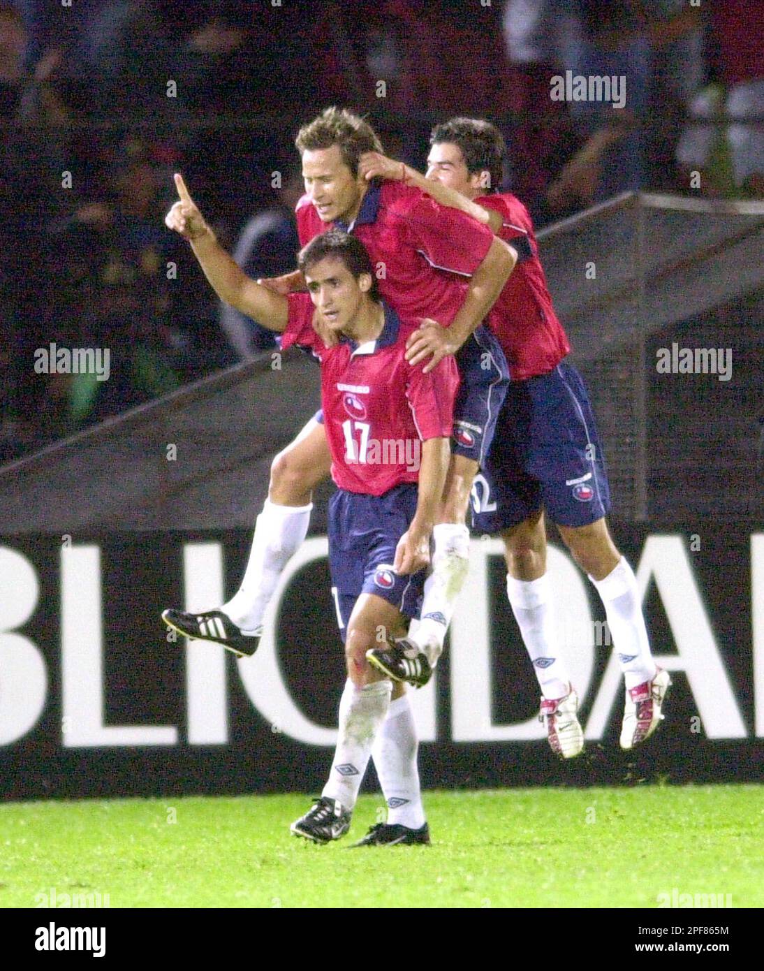 Milovan Mirosevic, left, Raul Munoz, center, and Sebastian Gonzalez ...