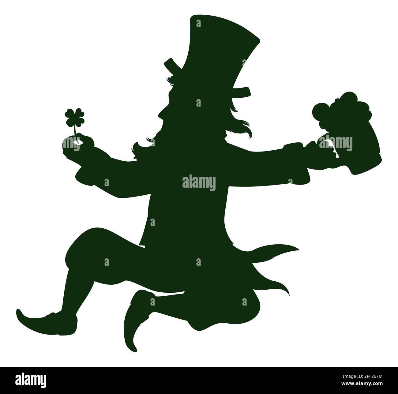 Leprechaun Silhouette