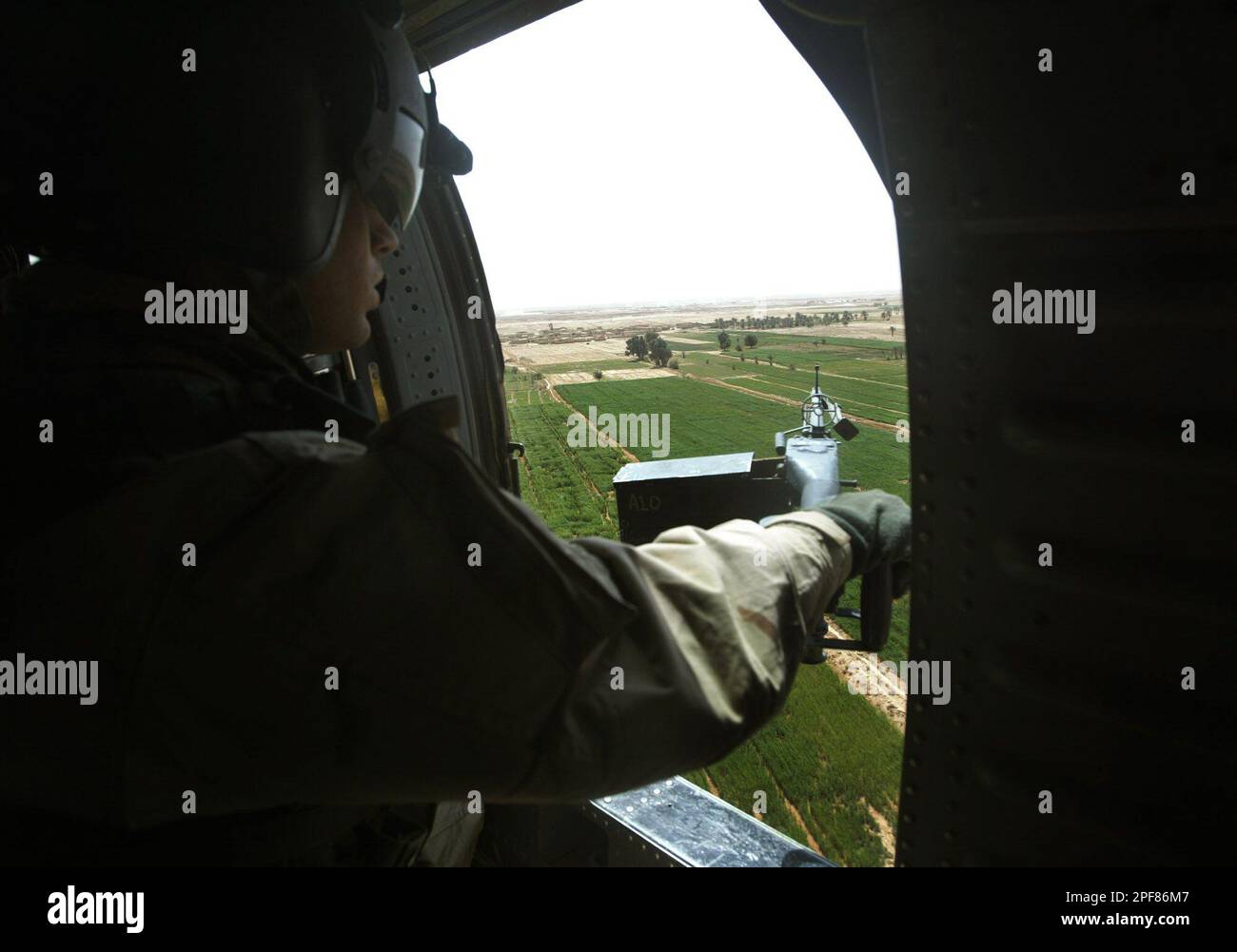 Blackhawk right side gunner for the 101st Airborne Division Sgt ...