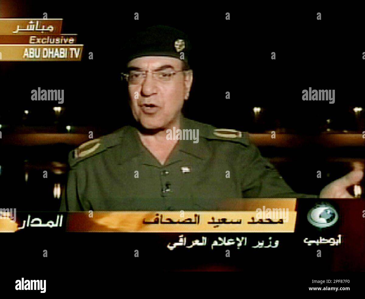 This image made from video shown on Abu Dhabi television, Thursday ...