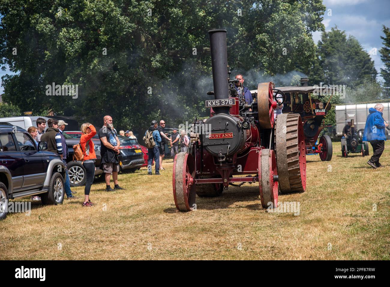 Steam traction engine on a warm, sunny Summer day at Kelsall Steam ...