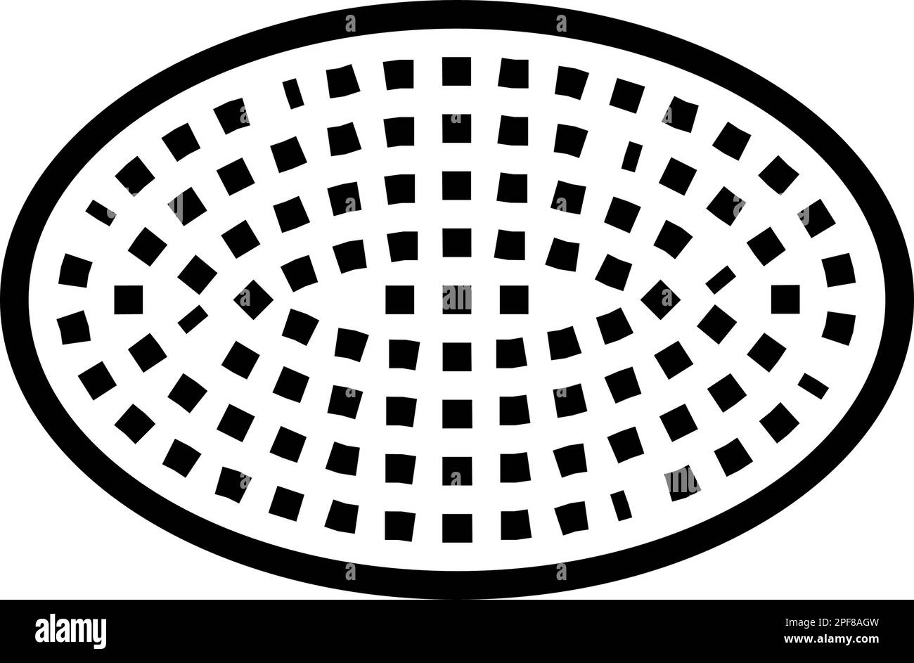 floormat living room line icon vector illustration Stock Vector Image ...