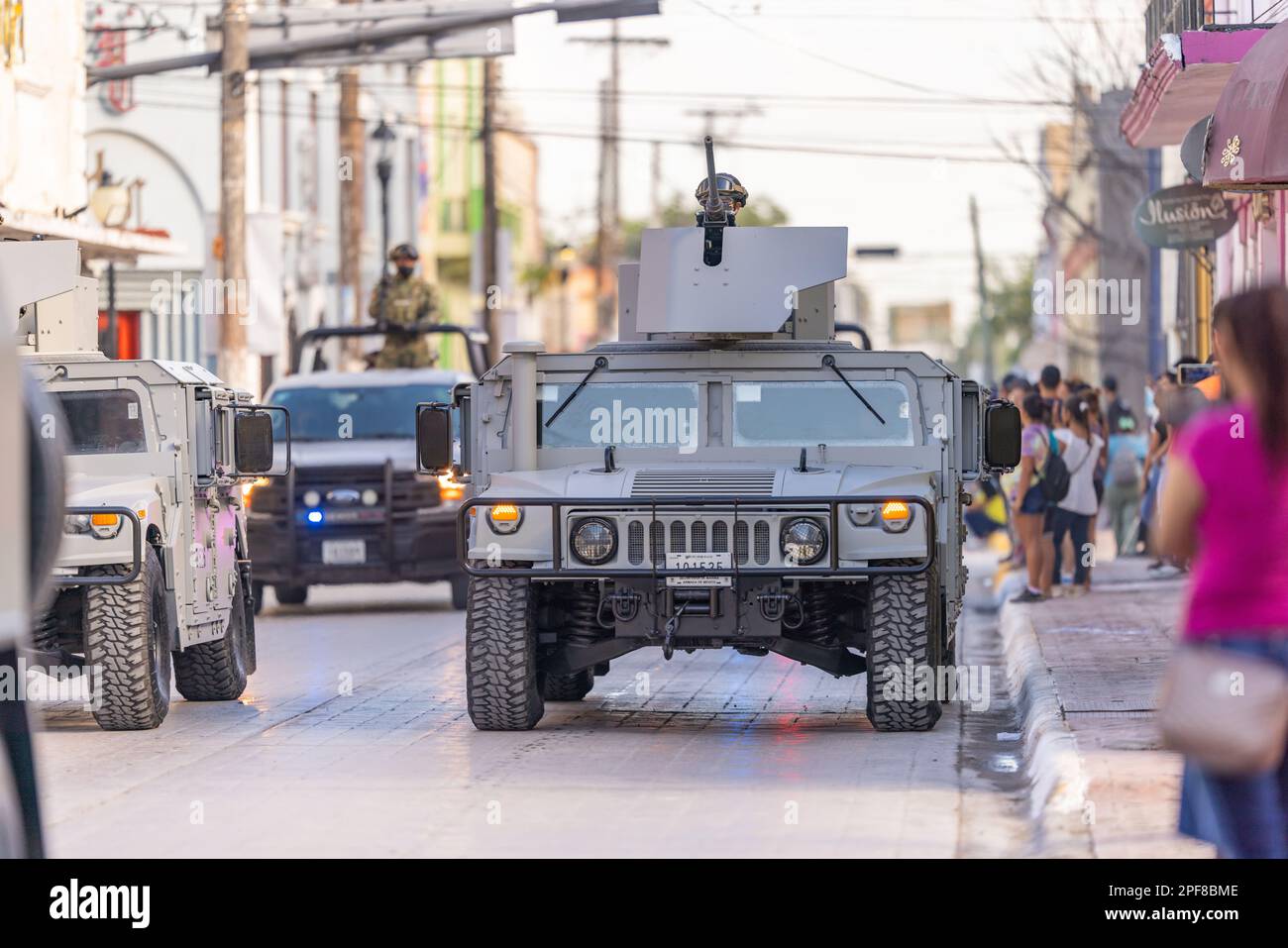 Matamoros, Tamaulipas, Mexico - September 16, 2022: Desfile 16 de ...