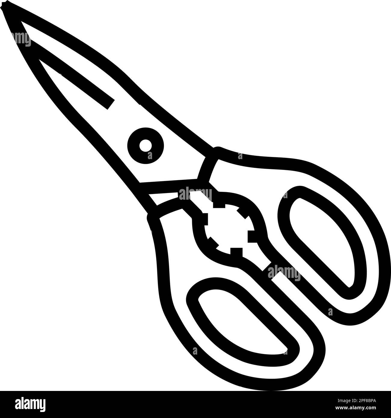 Kitchen shears Stock Vector Images - Alamy