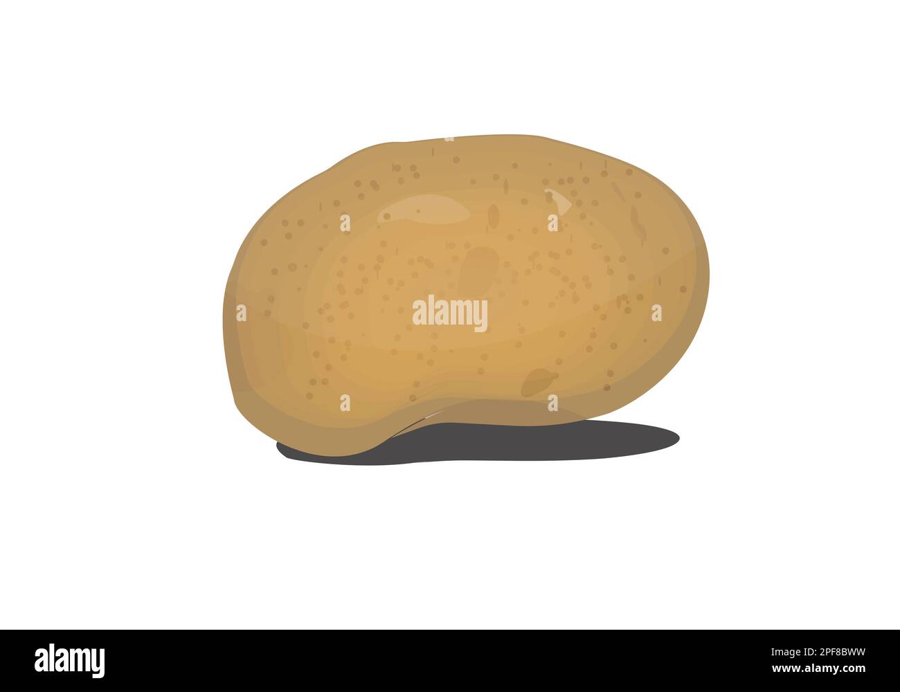 potato vector art on white bg Stock Vector Image & Art - Alamy