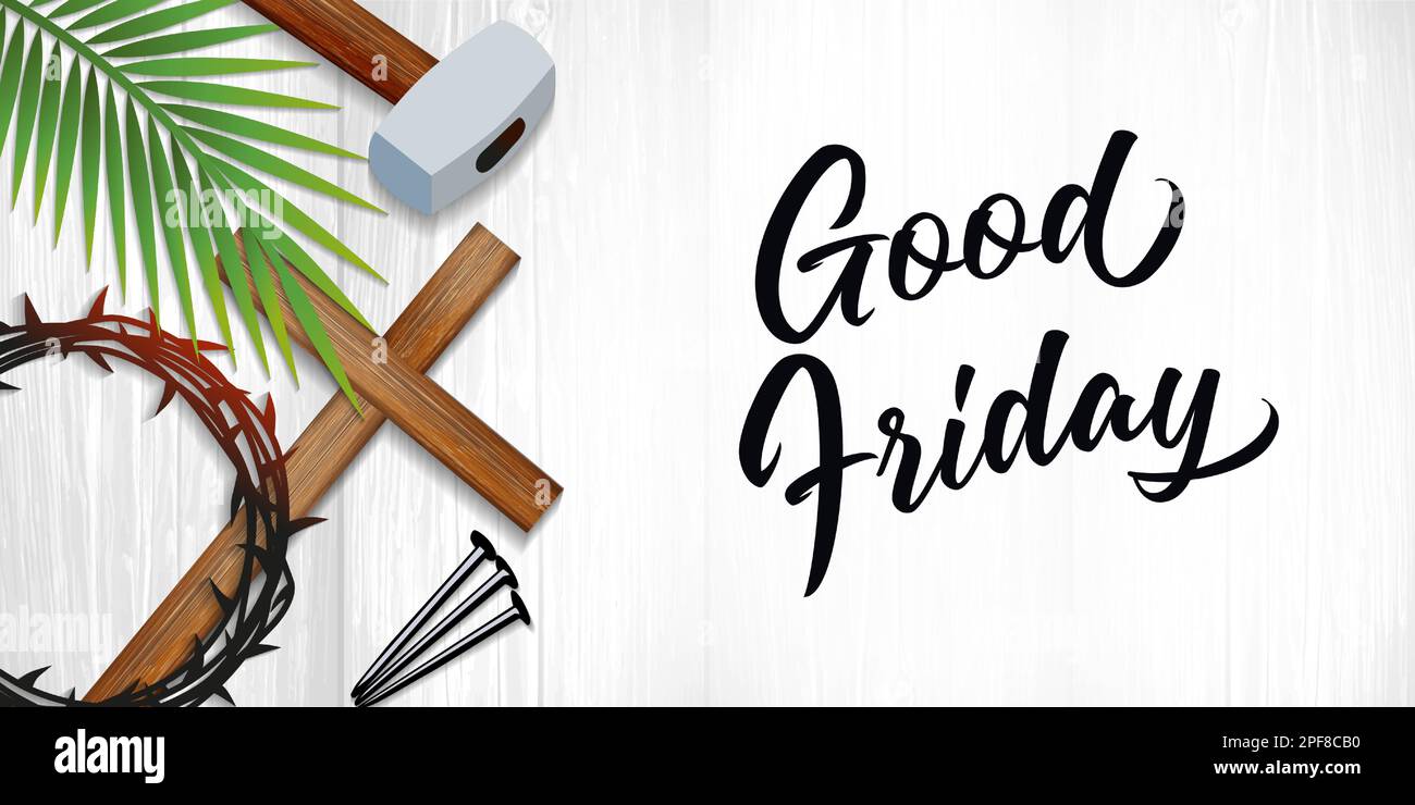 Easter good friday service Stock Vector Images - Alamy