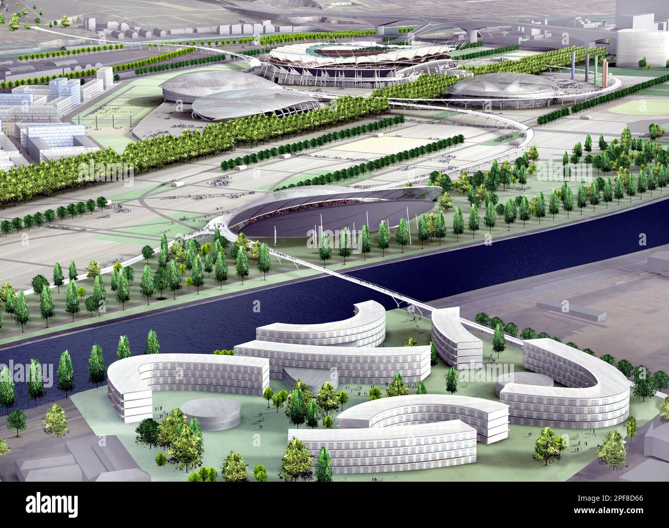 ** HANDOUT ** Eine Computergrafik illustriert den vom Planungsbuero ...