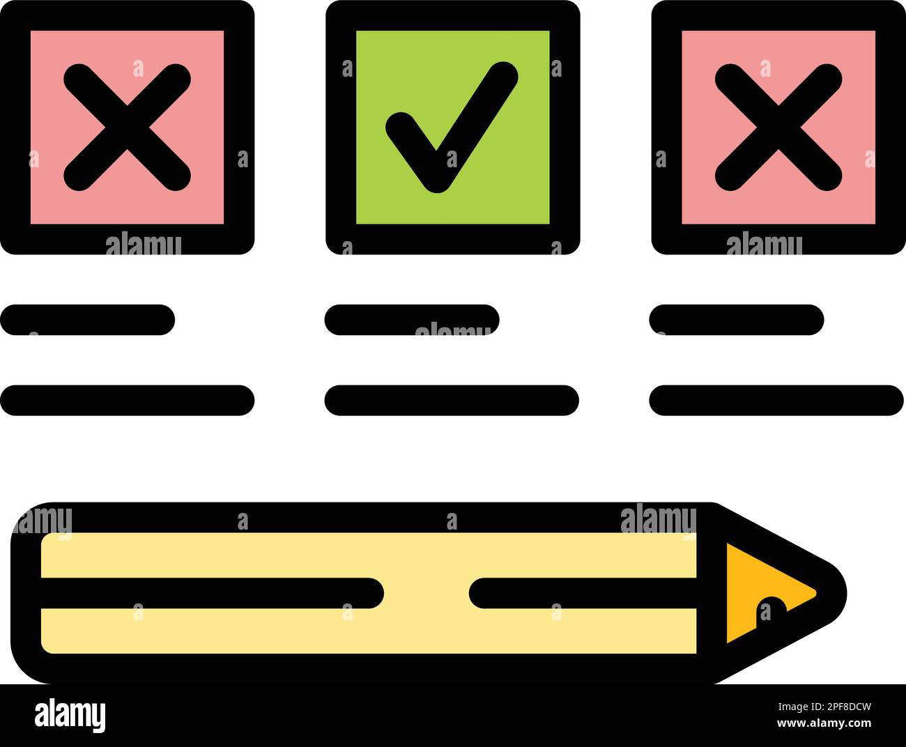 Task schedule icon. Outline Task schedule vector icon for web design ...