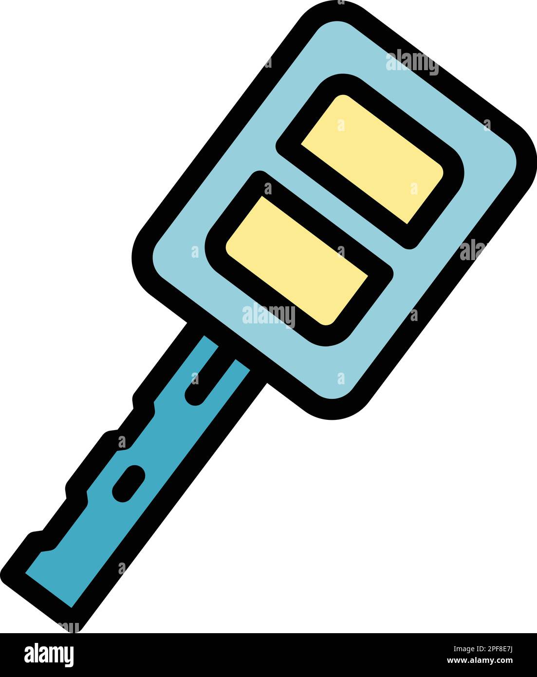 New car key icon. Outline New car key vector icon for web design ...