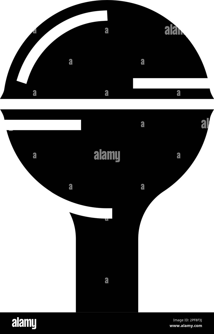 dropper bulb chemical glassware lab glyph icon vector illustration ...