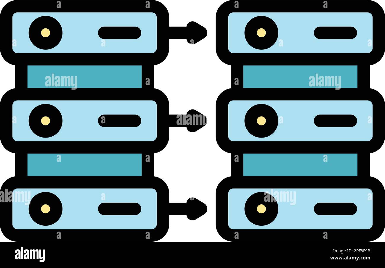 Security backup icon. Outline Security backup vector icon for web ...