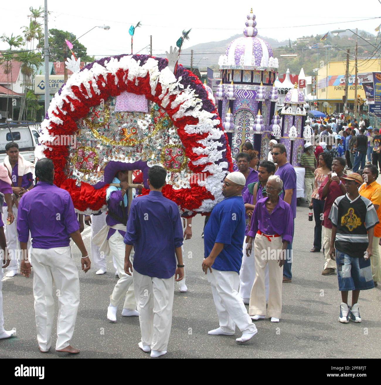 Hosay celebration, the annual celebration by the Muslim community ...