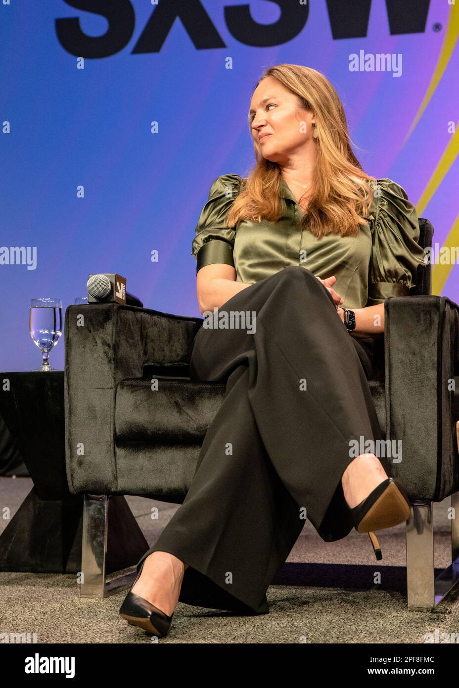 AUSTIN, TEXAS - MARCH 16: Erica Buxton speaks on stage at Featured ...