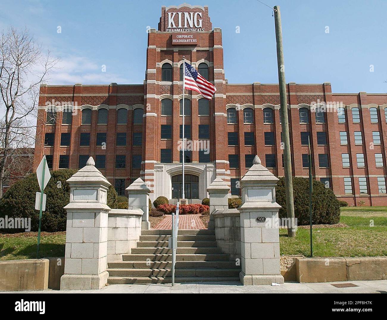 King Pharmaceuticals Corporate Headquarters is shown in Bristol, Tenn ...