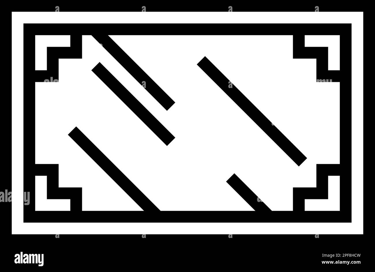 tea table top view line icon vector illustration Stock Vector Image ...