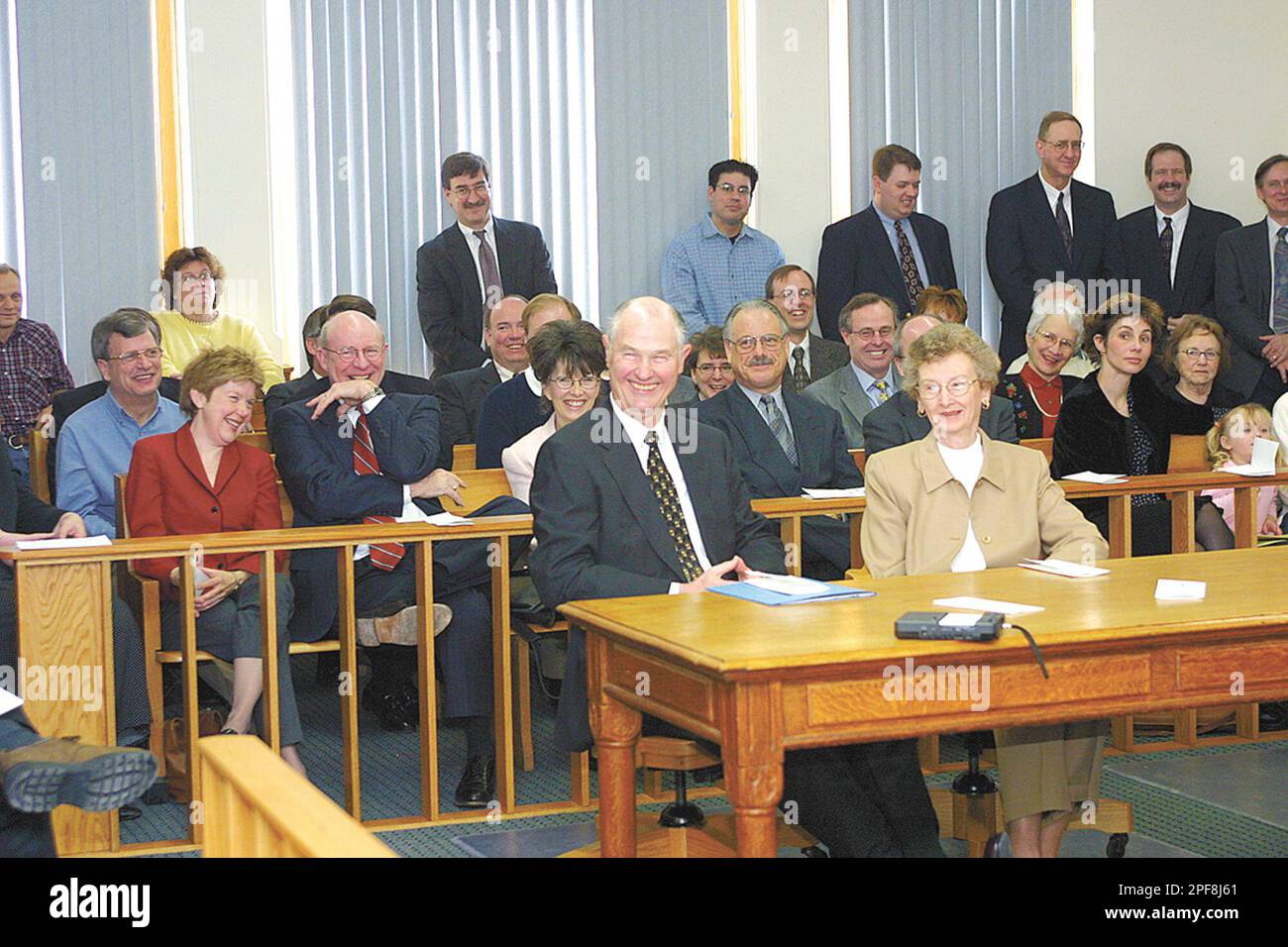 Senior Judge/Justice Arthur A. McGiverin of Ottumwa and his wife, Joann ...
