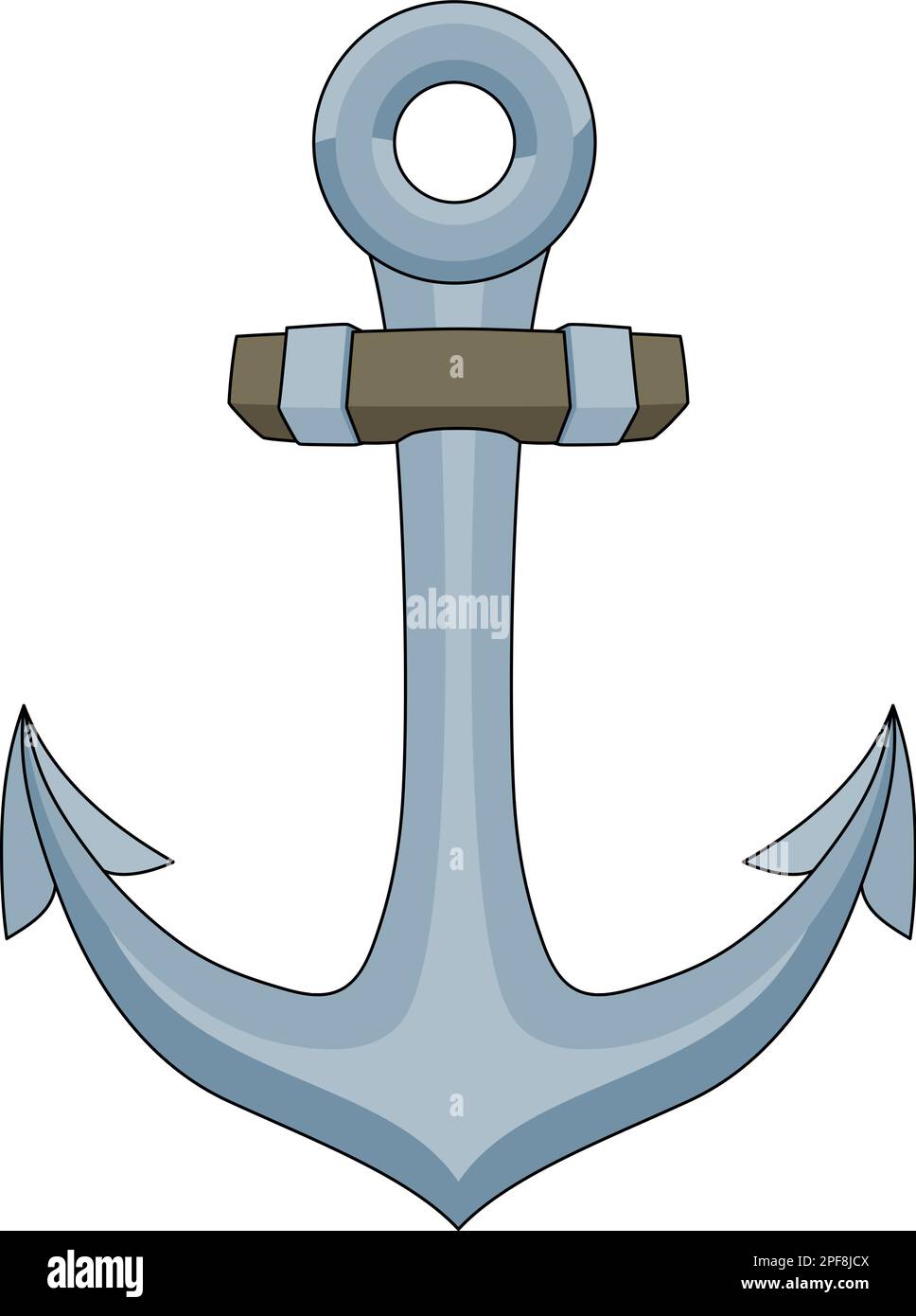 Anchor Ship Boat Nautical Illustration Stock Vector Image & Art - Alamy