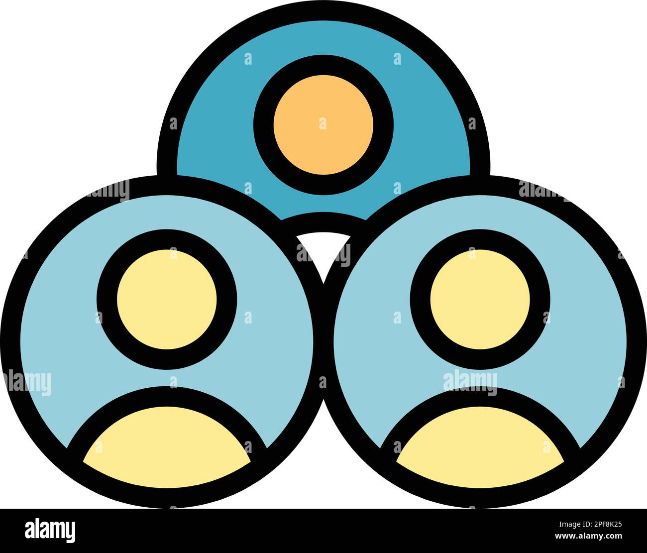 Crew staff icon. Outline Crew staff vector icon for web design isolated ...