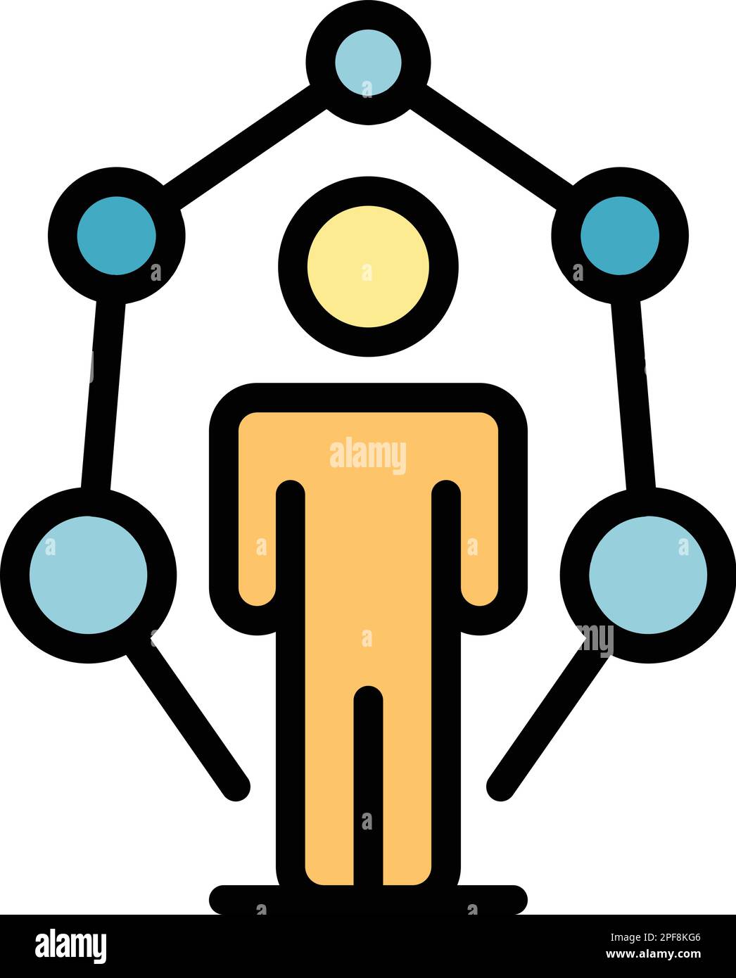 Startup Team Icon Outline Startup Team Vector Icon For Web Design Isolated On White Background