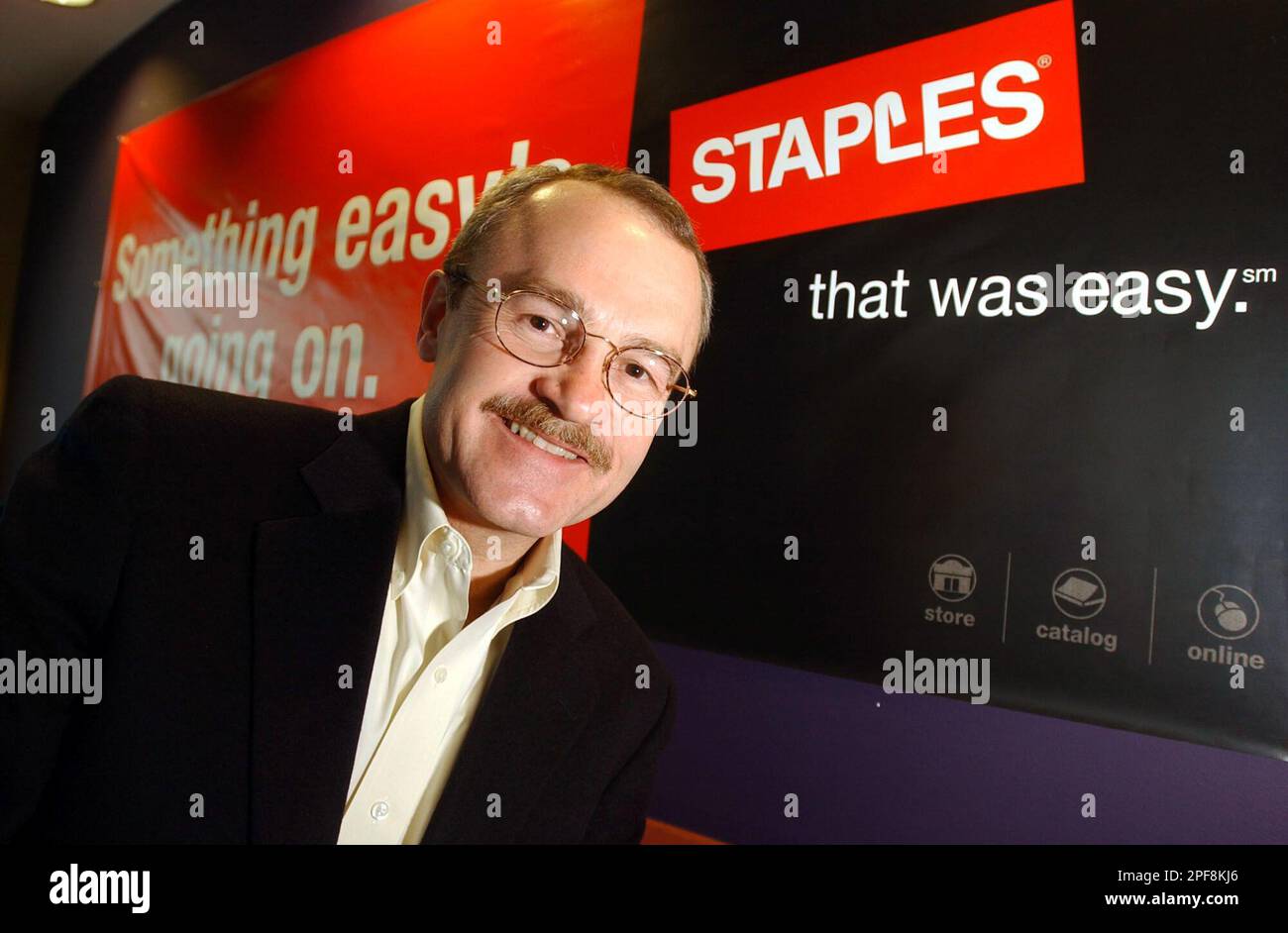 ** ADVANCE SUNDAY MARCH 9 ** Staples Inc. CEO Ron Sargent poses at ...