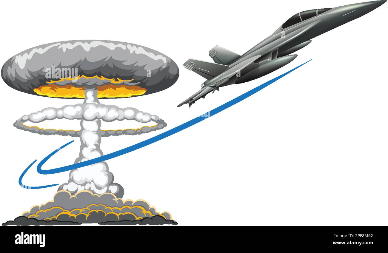 Jet Plane Flying in the Sky illustration Stock Vector Image & Art - Alamy