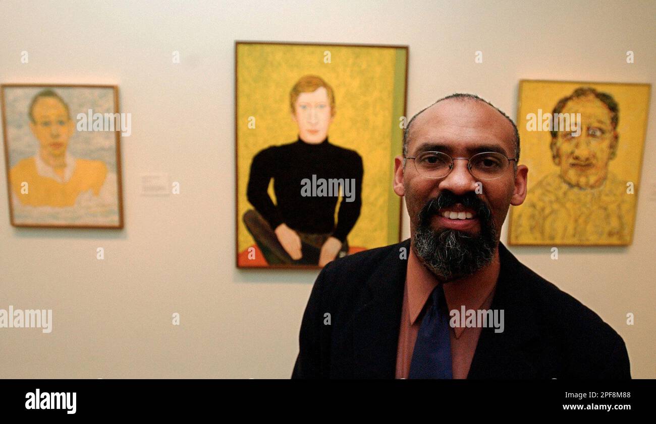 Richard Powell, a professor of art history at Duke University, stands ...