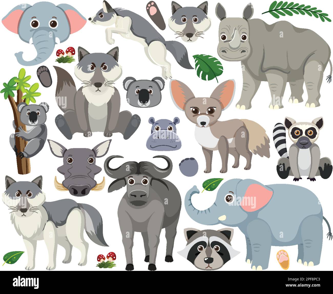 Muchroom background Stock Vector Images - Alamy