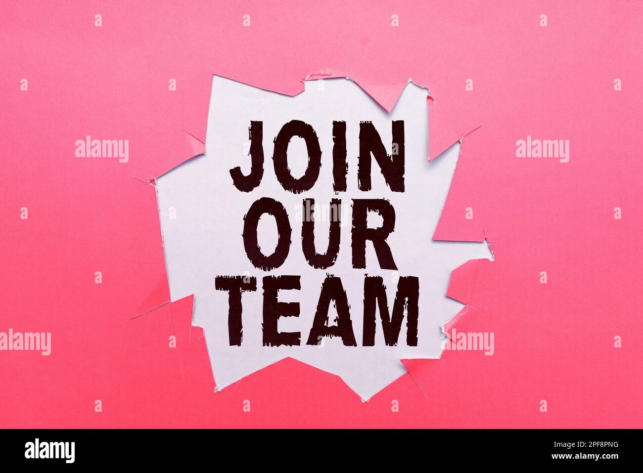 Text caption presenting Join Our Team. Concept meaning Allied Associate ...