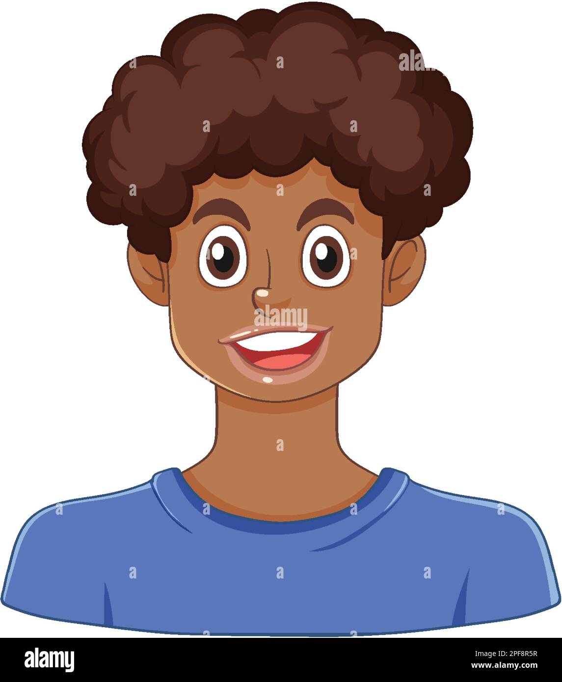 Teen Boy with Smile Face illustration Stock Vector Image & Art - Alamy