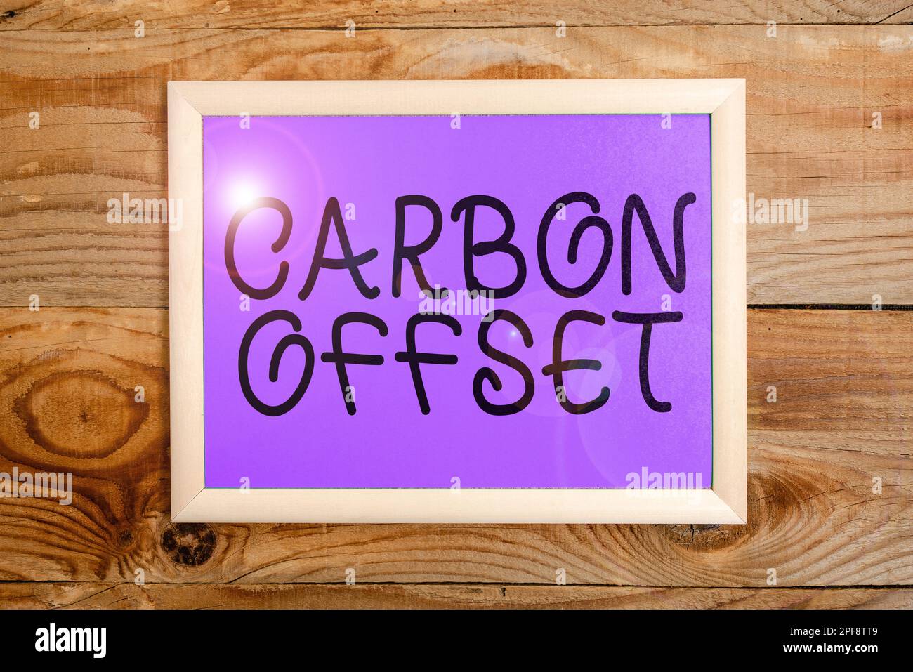 Inspiration showing sign Carbon Offset. Word Written on Reduction in ...