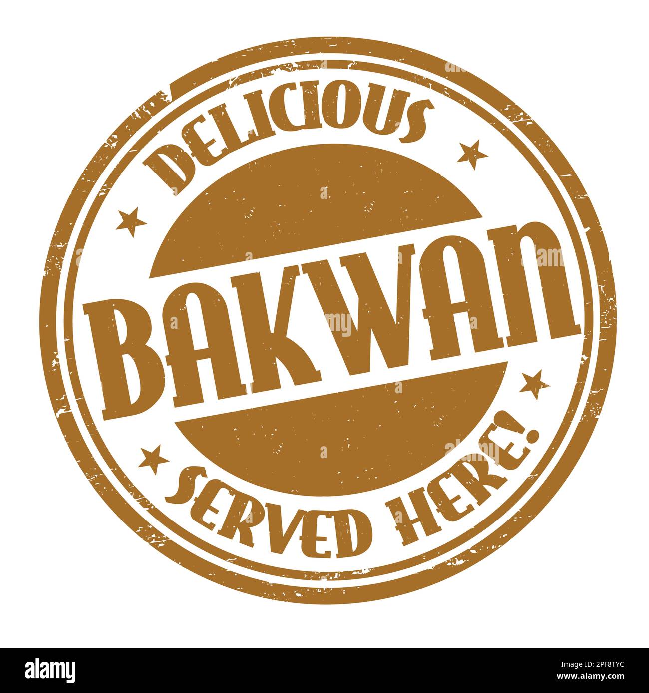 Bakwan grunge rubber stamp on white background, vector illustration ...