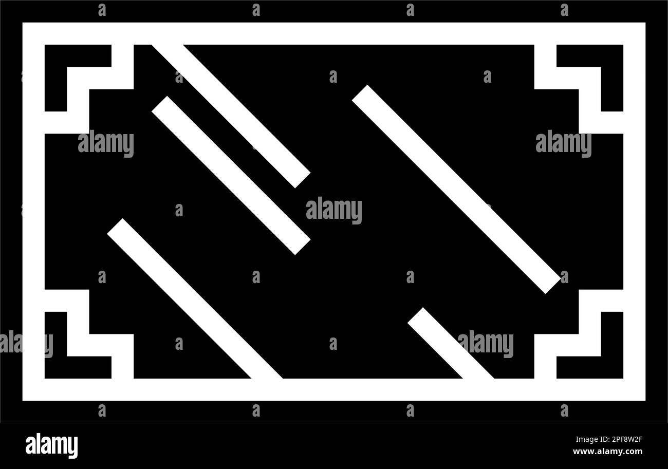tea table top view glyph icon vector illustration Stock Vector Image ...