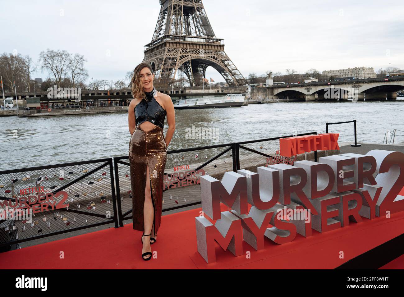 Clara Alonso poses for photographers at the premiere of the Netflix ...