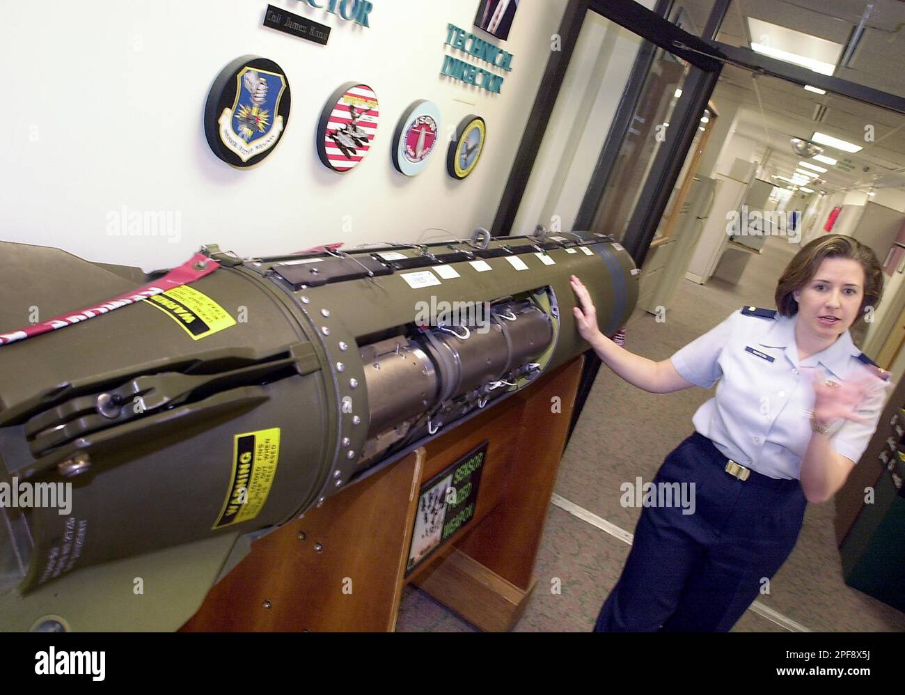 Second Lt. Tracie Martin, the project manager of the Air Armament ...