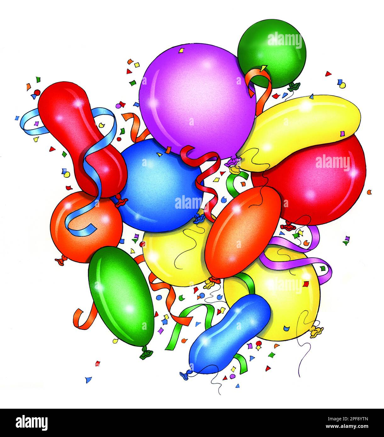 Party & celebrations-Balloons Stock Photo - Alamy