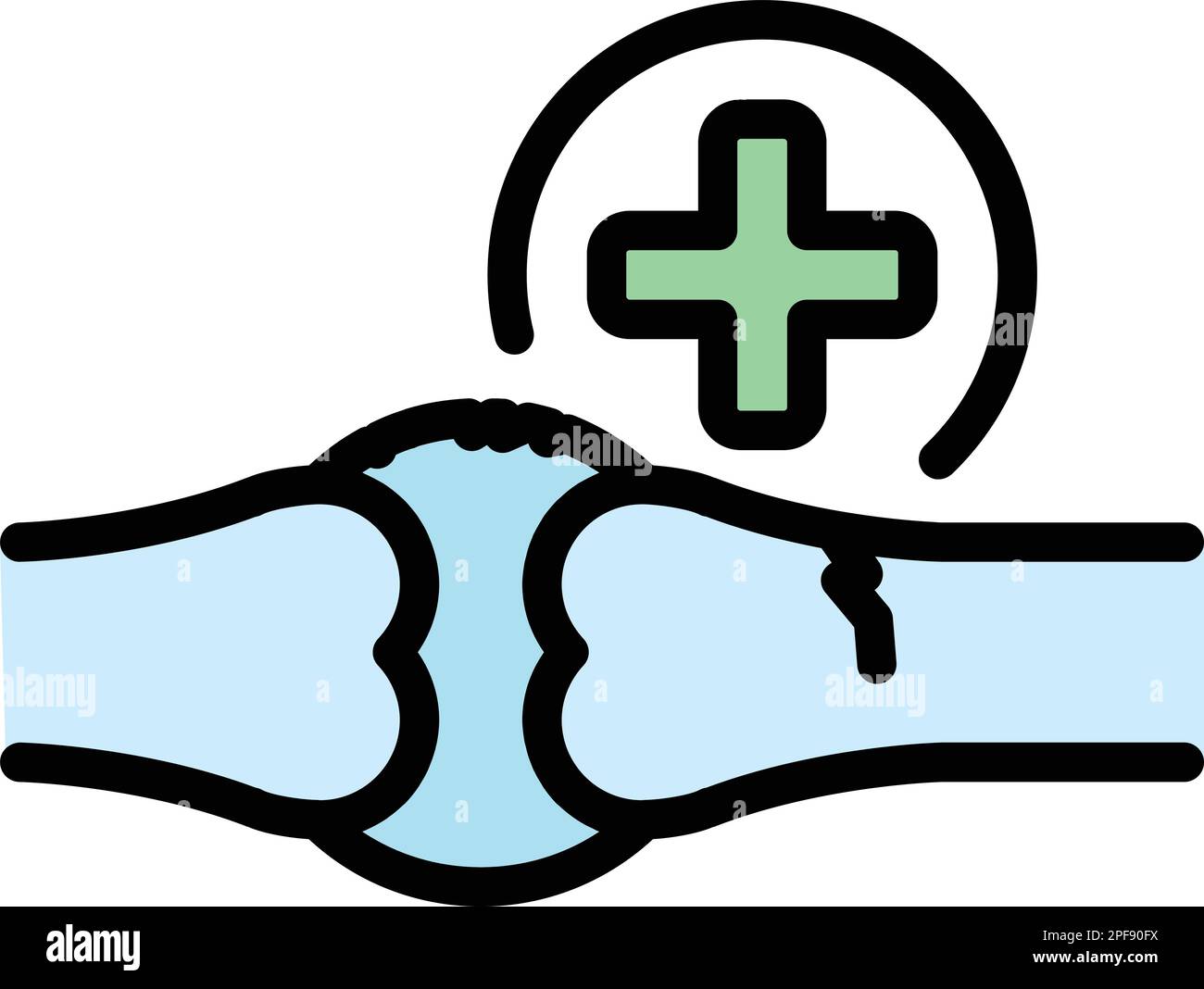 Medical bone care icon. Outline Medical bone care vector icon for web ...