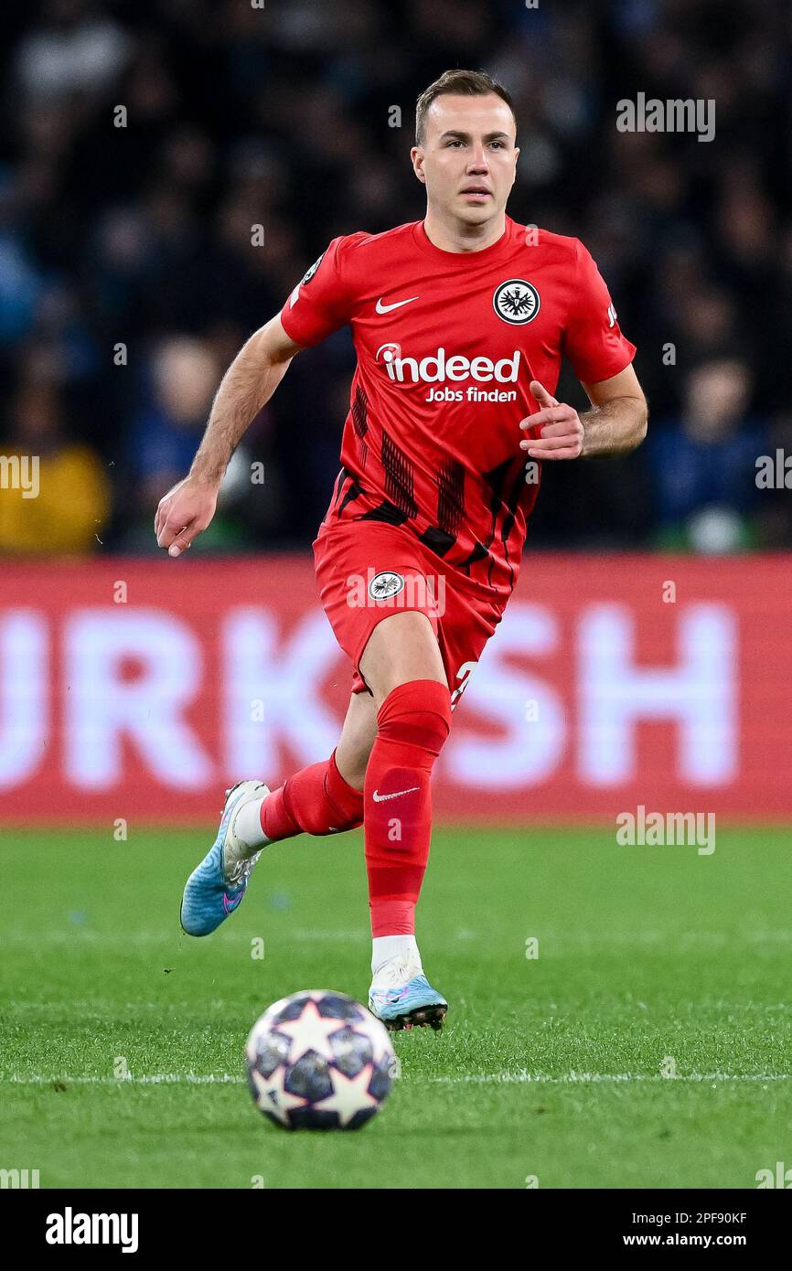 Mario Gotze of Eintracht Frankfurt during the UEFA Champions League ...