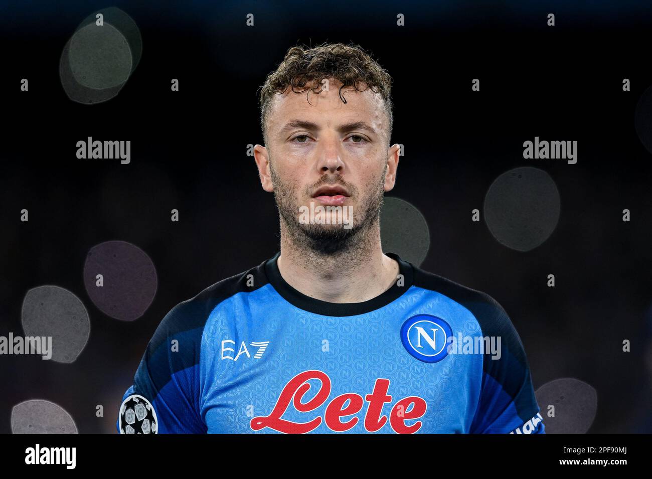 Amir Rrahmani of SSC Napoli looks on during the UEFA Champions League ...