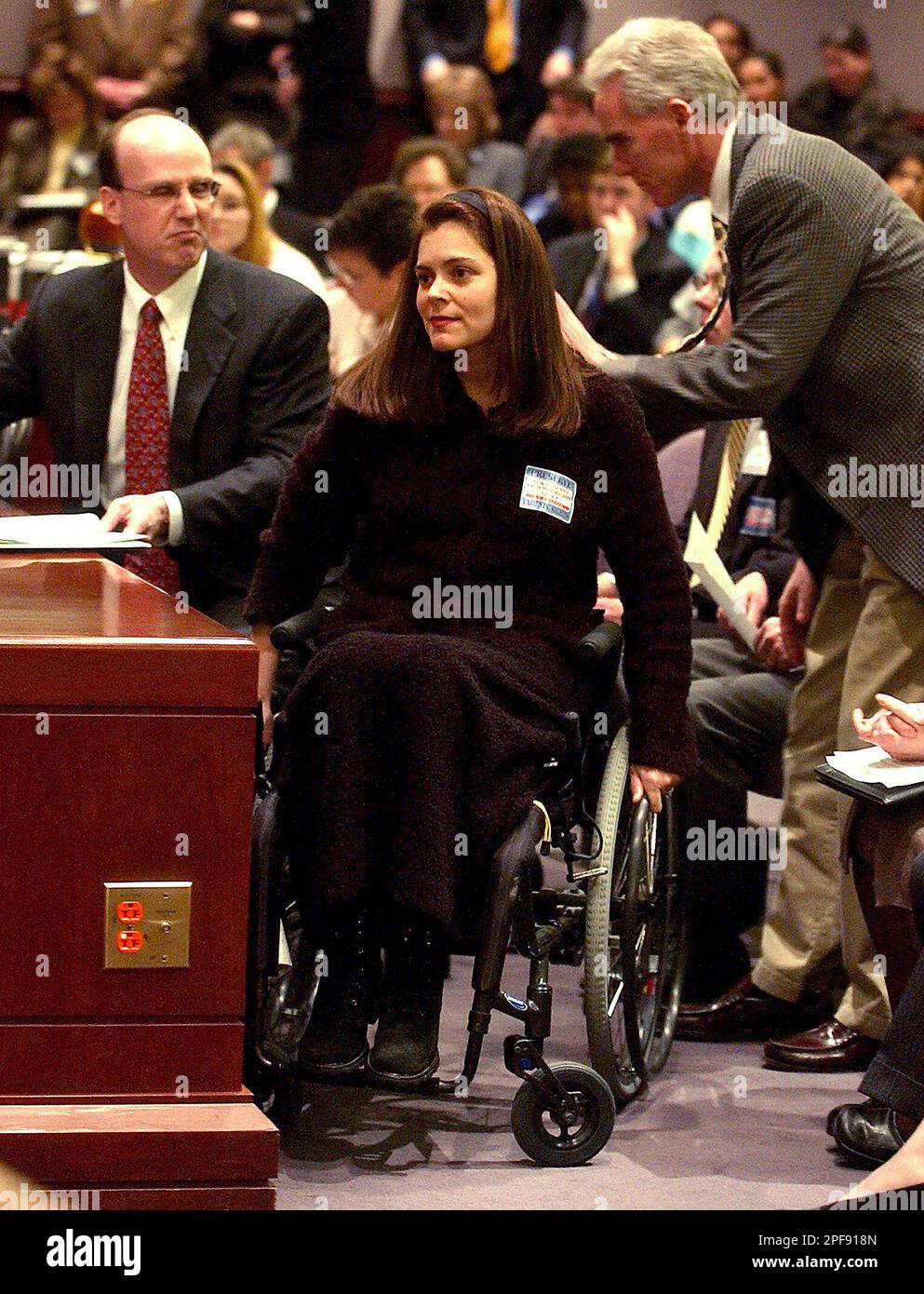 Annette Ross of New Canaan, Conn., was among those testifying at a ...