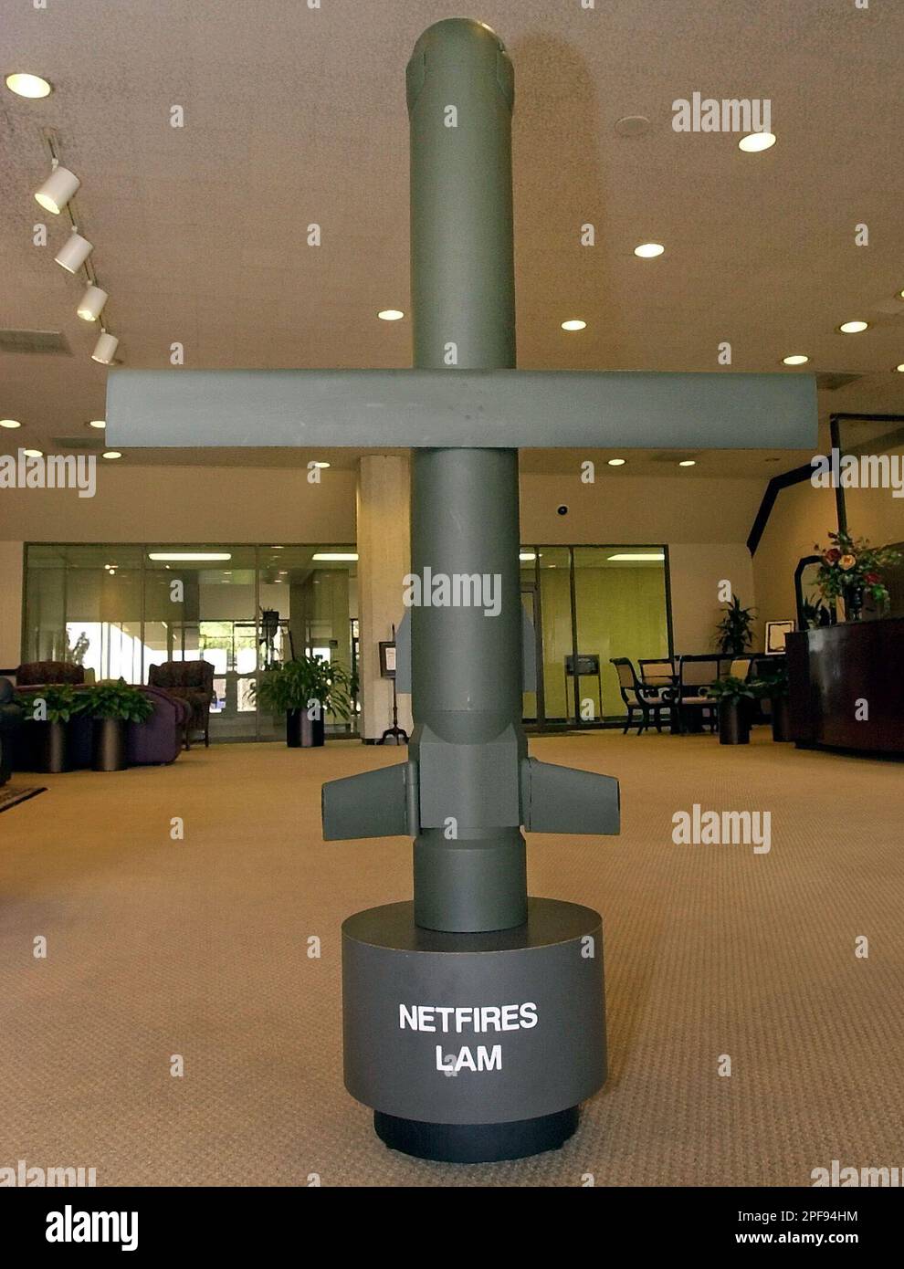 Lockheed Martin's new NETFIRES LAM attack missile, shown here on a ...