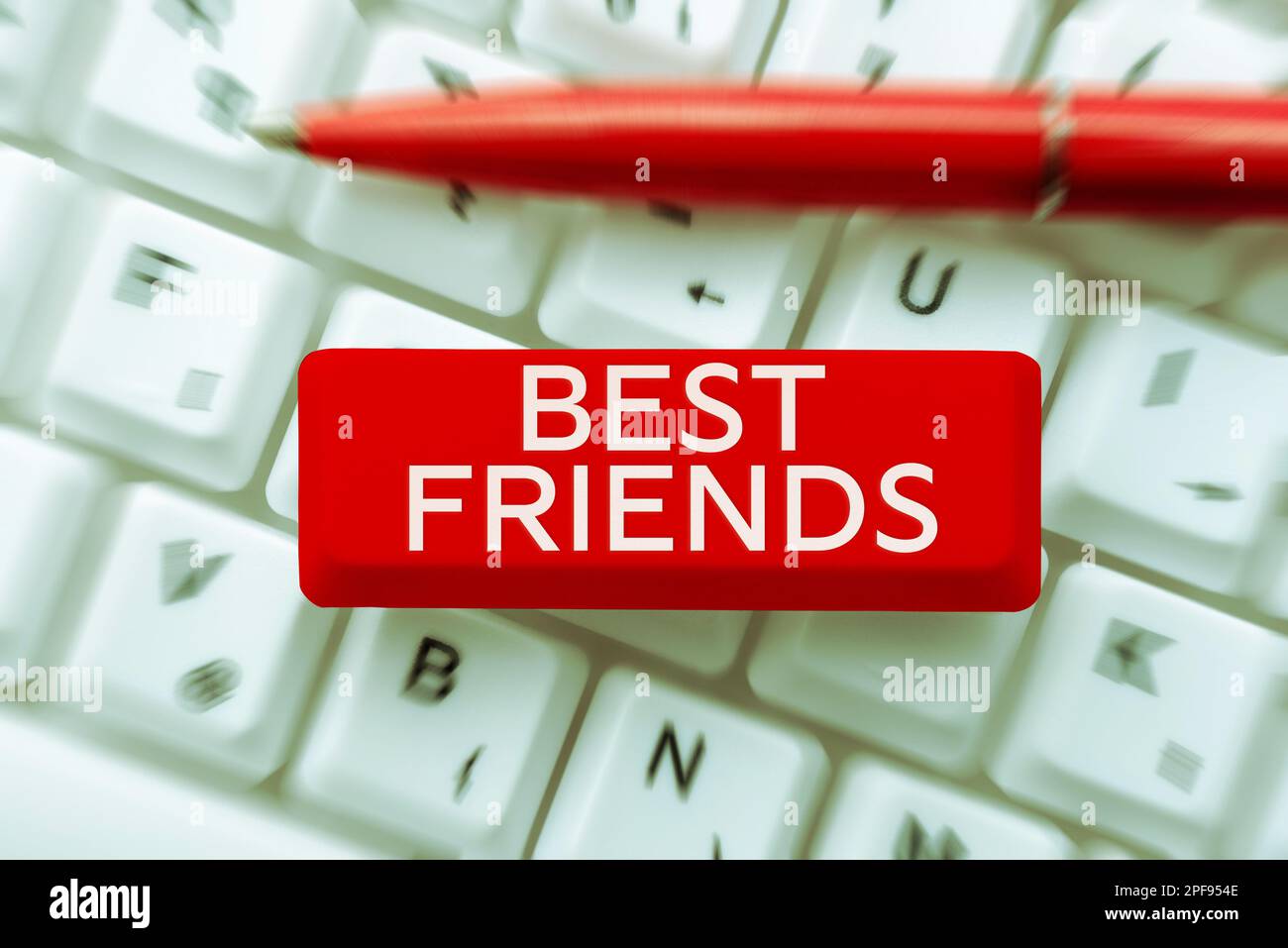 Conceptual display Best Friends. Word Written on A person you value ...