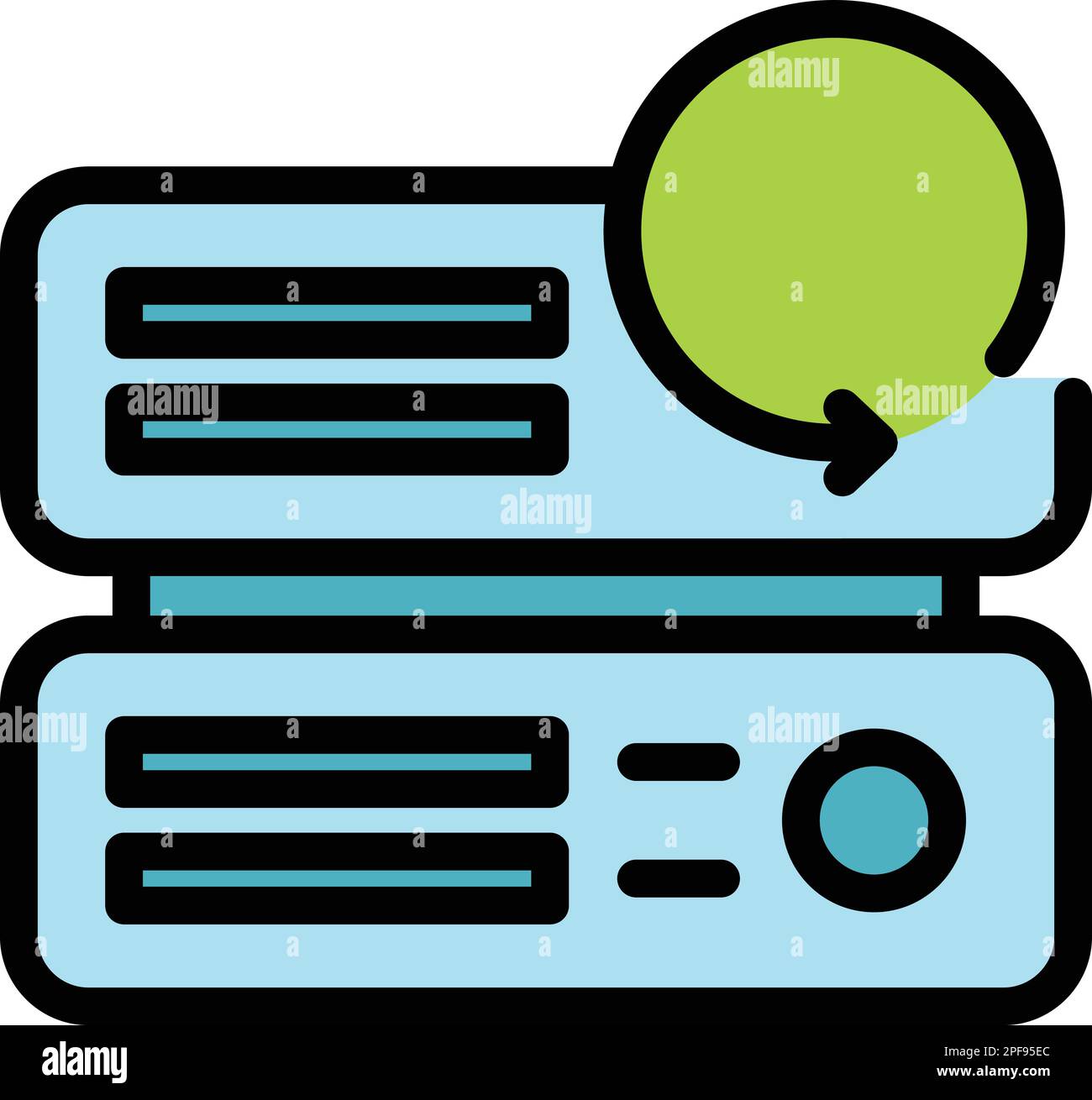 Automatic Backup Icon Outline Automatic Backup Vector Icon For Web