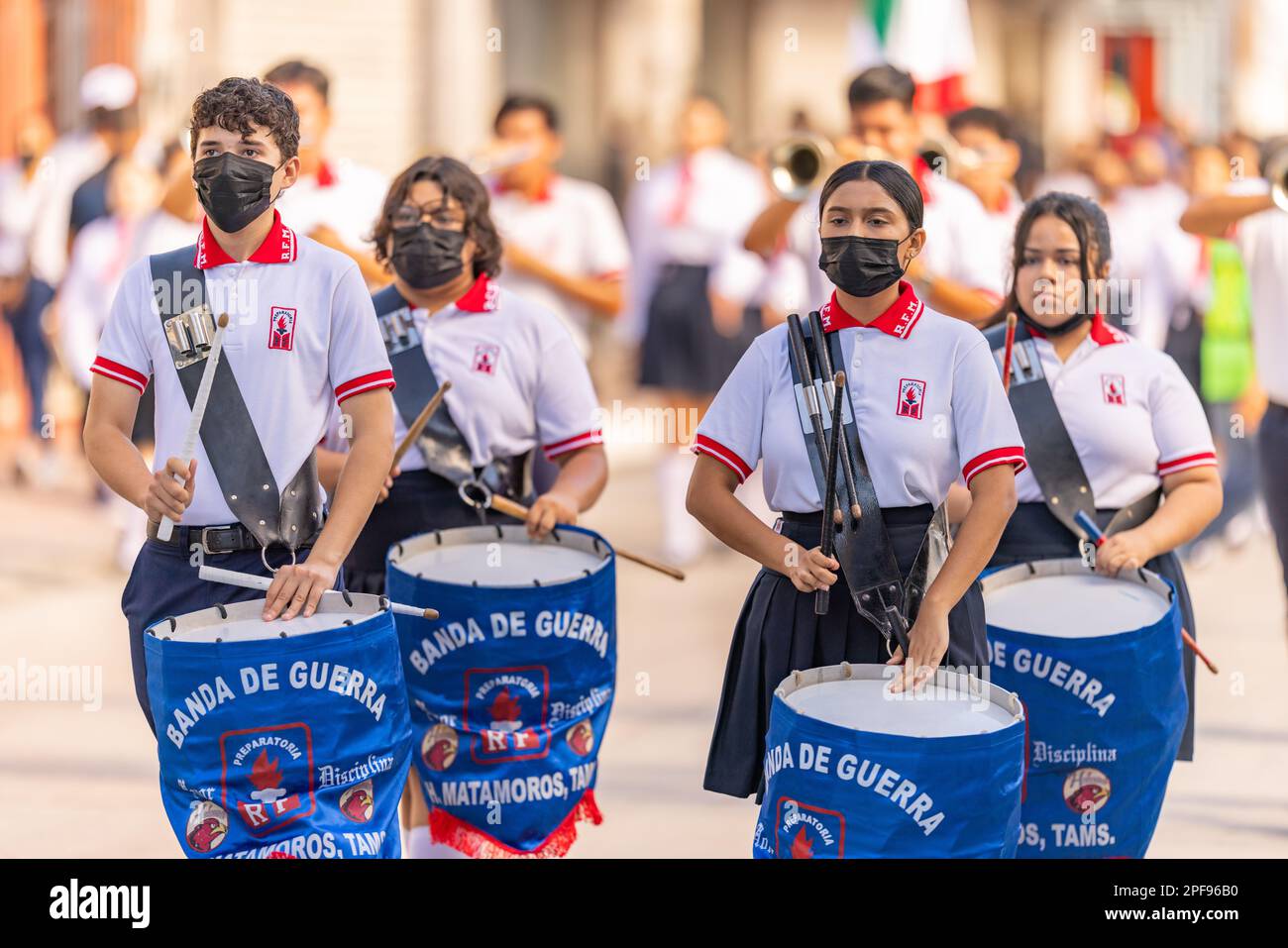 Matamoros, Tamaulipas, Mexico - September 16, 2022: Desfile 16 de ...