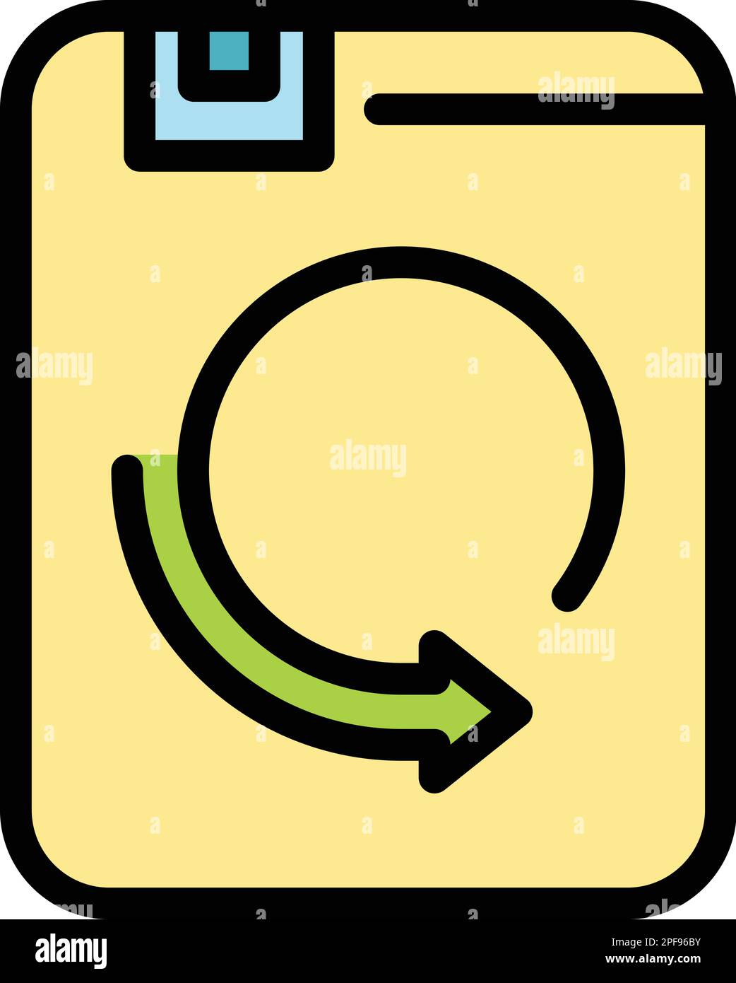 Data sync icon. Outline Data sync vector icon for web design isolated ...