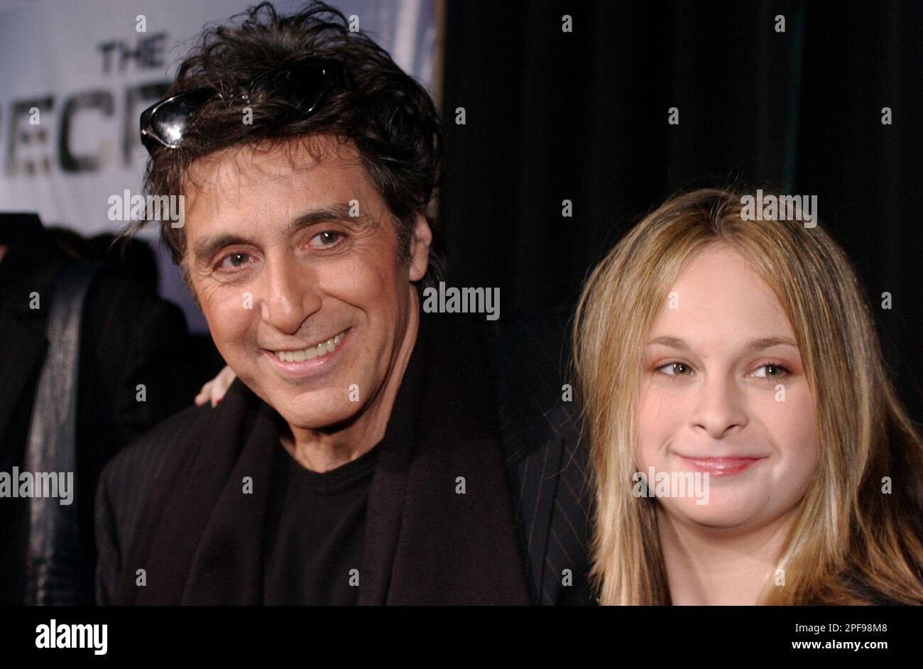 Al Pacino, who stars in "The Recruit," arrives at the film's premiere ...