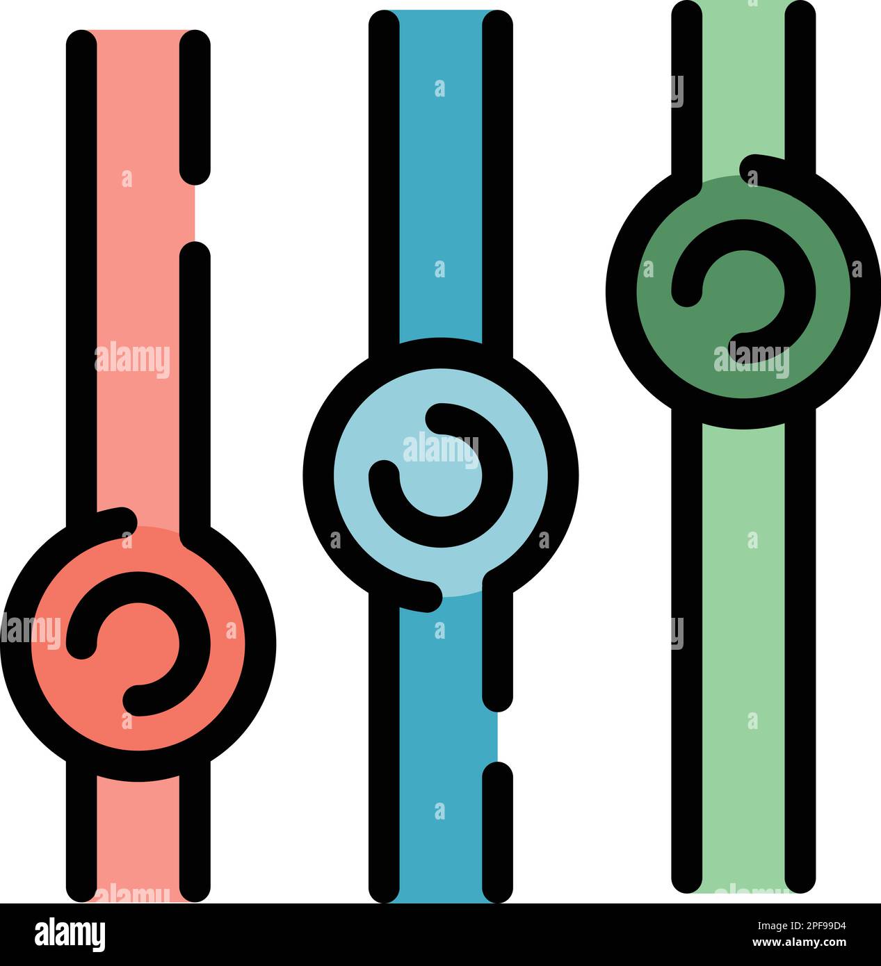 Success business chart icon. Outline success business chart vector icon ...