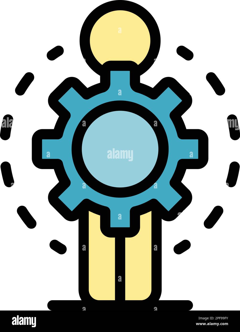 Crew gear icon. Outline Crew gear vector icon for web design isolated ...