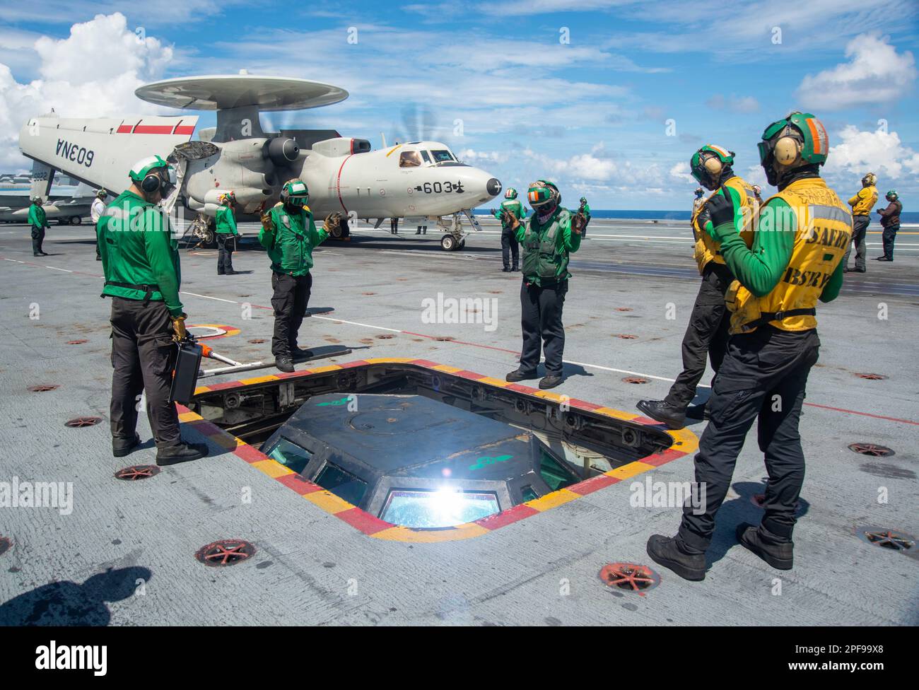230315-N-NX635-1021 PHILIPPINE SEA (March 15, 2023) U.S. Navy Sailors ...